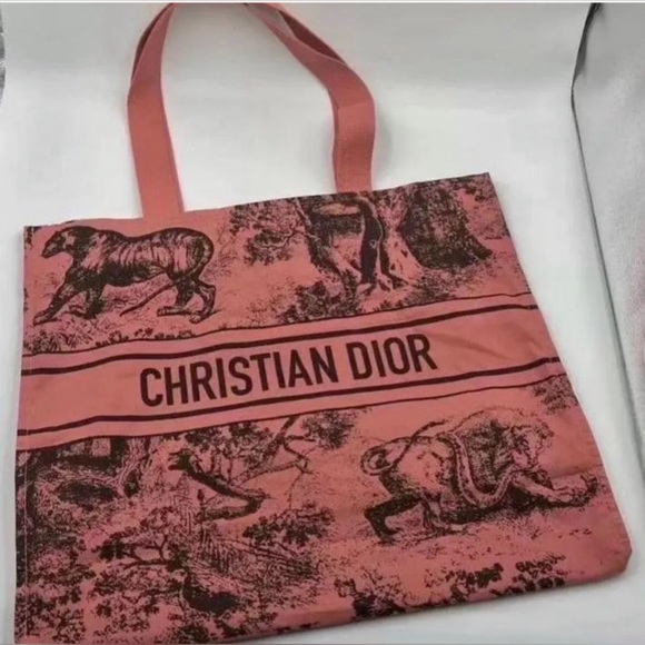 Dior | Bags | New Dior Dioriviera Pink Toile Beach Bag 223 Limited ...